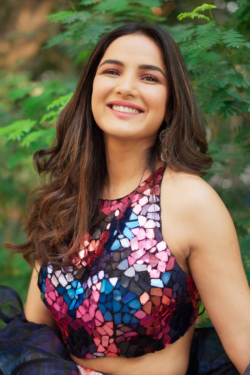 Beautiful Designer Wear Lahenga Choli With Ruffle Dupatta - Jasmin Bha – Aliyana Designer Wear