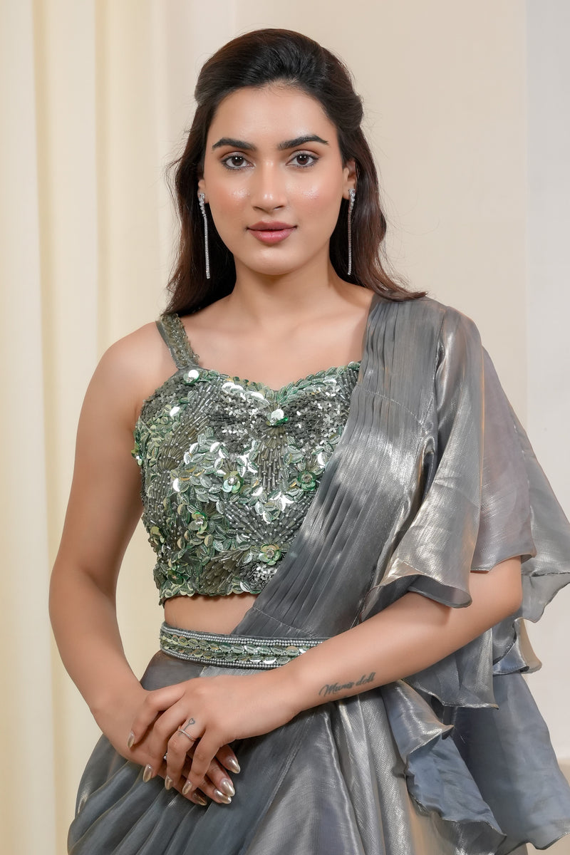 Partywear Indo Western Ensemble | Aliyana – Aliyana Designer Wear