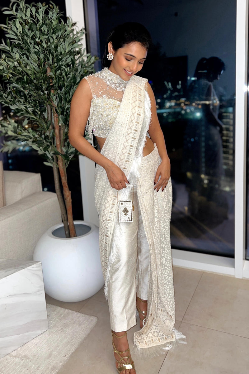 Fusion Drape Saree | Aliyana – Aliyana Designer Wear