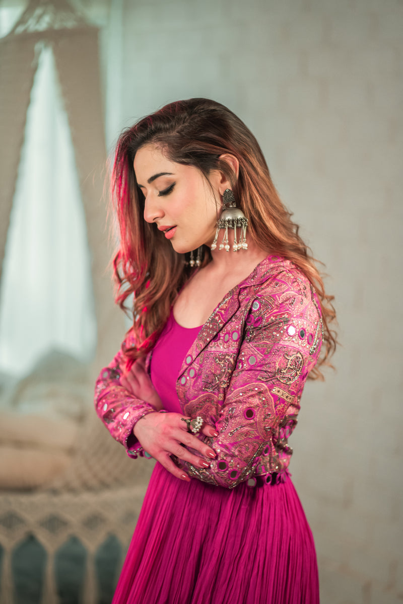 Majestic Magenta Pink Stunning Evening Gown | Aliyana – Aliyana ...