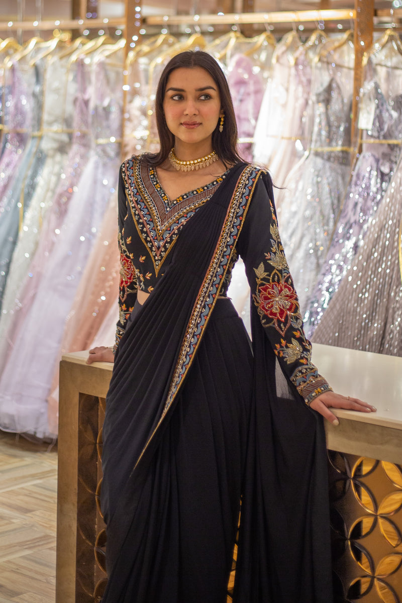 Gorgeous Designer Wear Fusion Dress | Aliyana – Aliyana Designer Wear