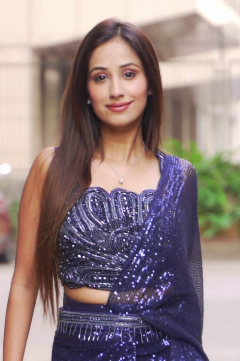 Party Wear Sequence Saree - Maera Misshra's Choice | Aliyana – Aliyana ...